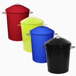 Vintage Style Metal Bin